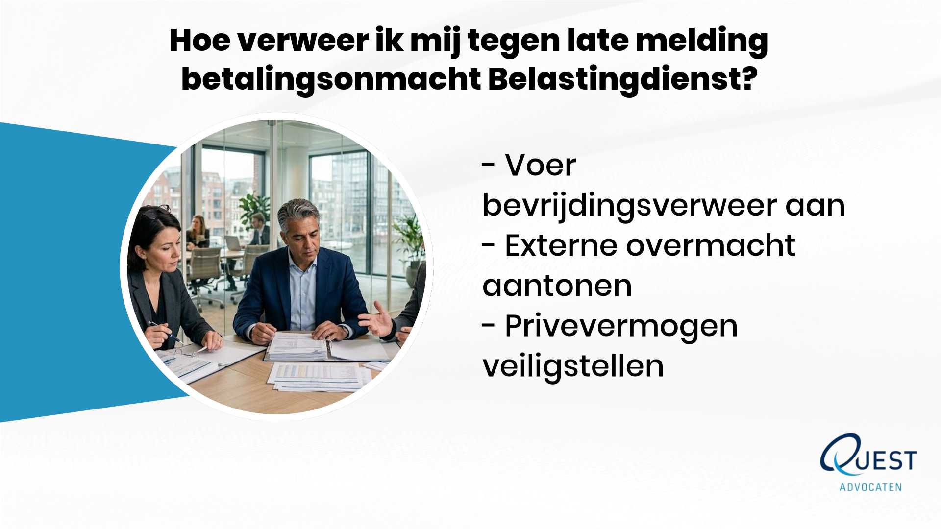 Hoe verweer ik mij tegen late melding betalingsonmacht Belastingdienst ...